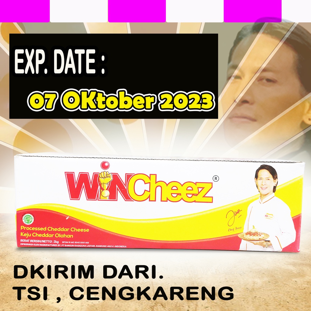 Jual WINCHEEZ 2 KG - KEJU WINCHEEZ 2 KILOGRAM BLOK CHEESE CHEF JUNA win ...