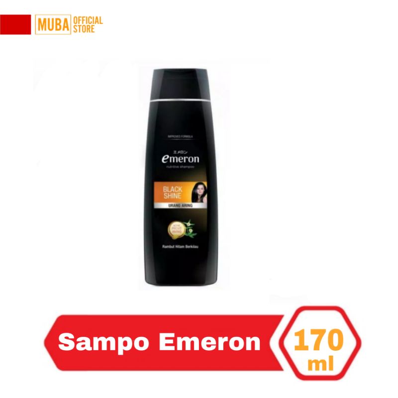 Jual emeron Shampoo Black Shine 170 ml | Shopee Indonesia