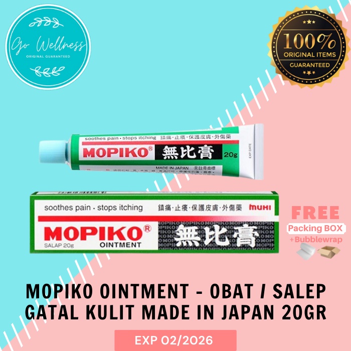 Jual Mopiko Ointment - Obat / Salep Gatal Kulit Made in Japan 20gr ...