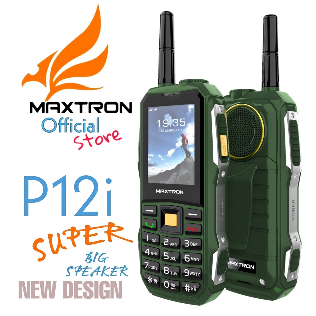 Jual HP MAXTRON P12i SUPER --- HP CANDYBAR 2,4" - HP OUTDOOR - HP ...