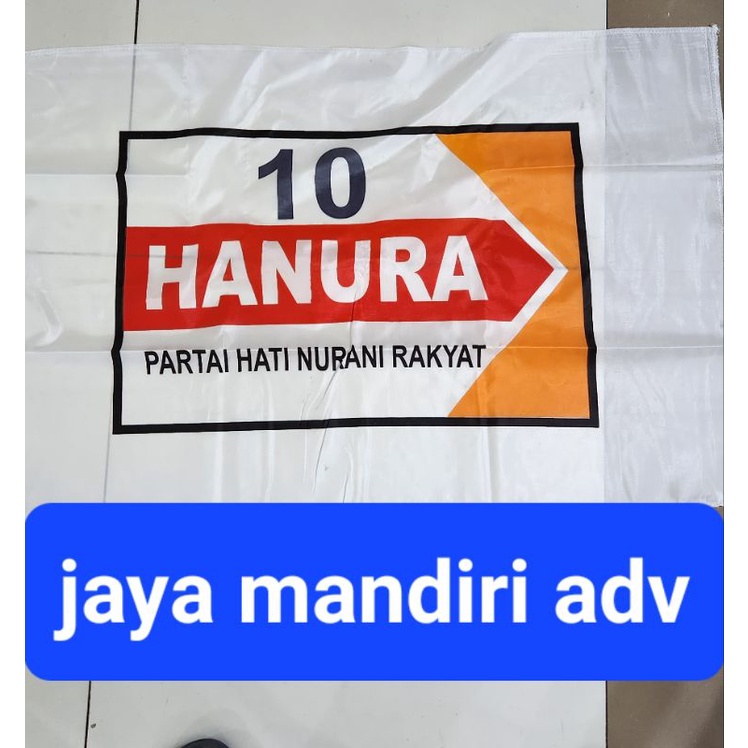 Jual bendera partai hanura 60 x 90 cm (100) | Shopee Indonesia