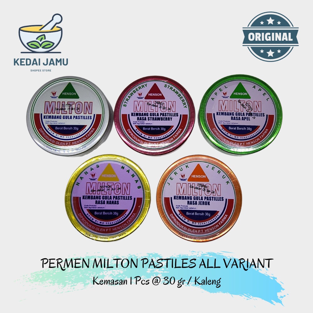 Jual Milton Pastilles Candy 30gr (KEMBANG GULA) JAJANAN 90an | Shopee ...