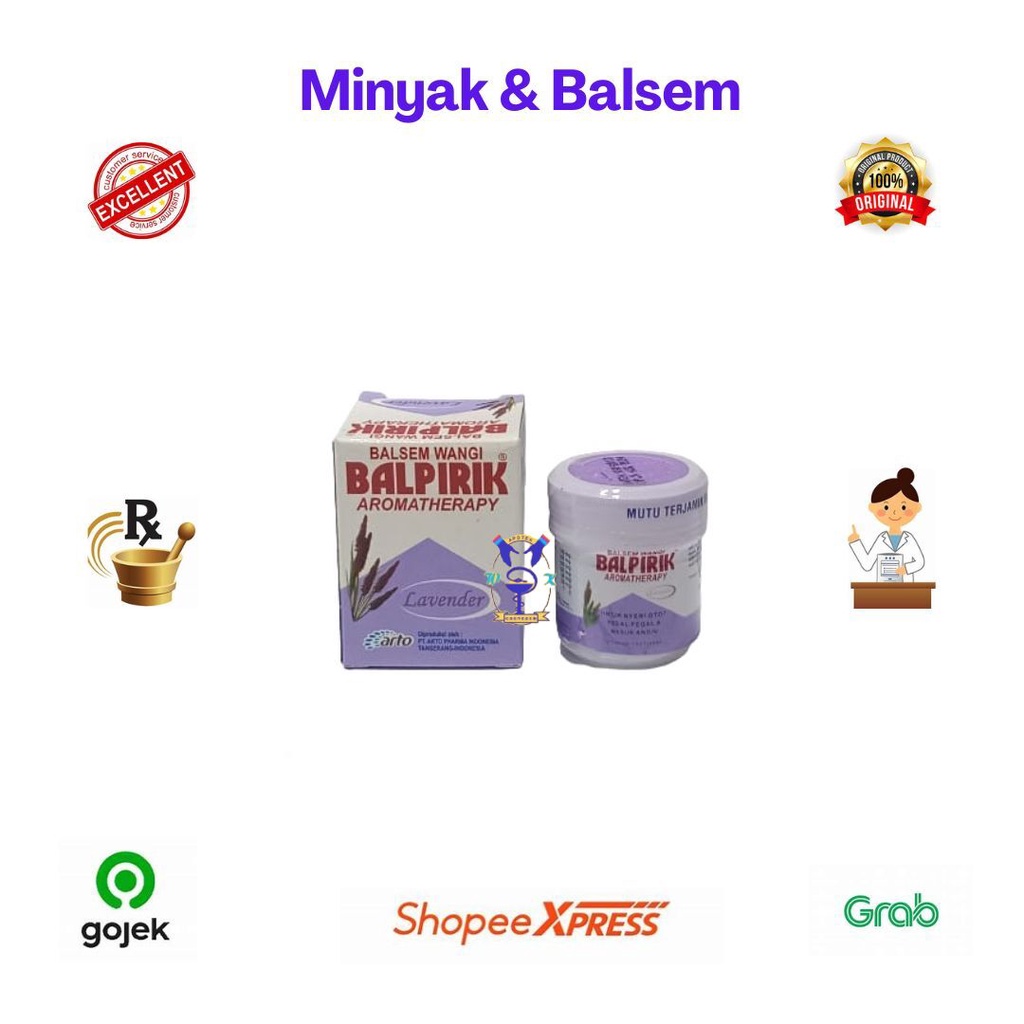 Jual BALPIRIK BALSEM WANGI LAVENDER 20G | Shopee Indonesia