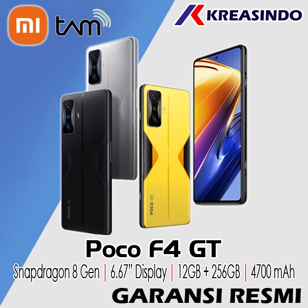 Jual XIAOMI POCO F4 GT 12/256 Ram 12GB Internal 256GB Original Garansi Resmi | Shopee Indonesia