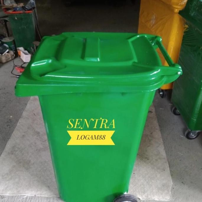 Jual Tempat Sampah Sulo Roda Jumbo 240 Liter-Hijau-Merah-Oren-Kuning ...