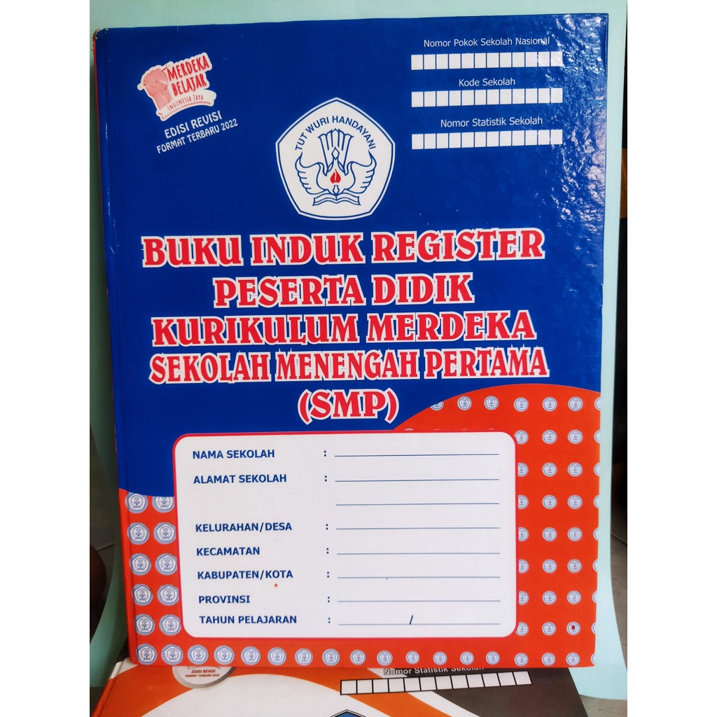 Jual BUKU INDUK SISWA KURIKULUM MERDEKA SMP - BUKU INDUK KURMER SMP ...