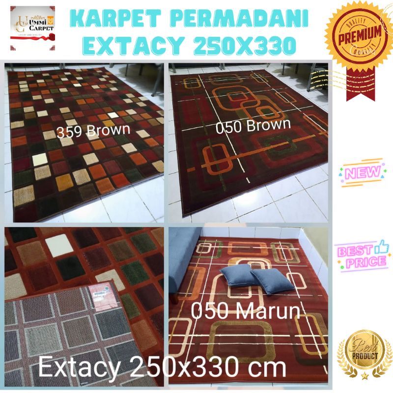Jual karpet minimalis extacy besar 250x330 karpet lantai jumbo | Shopee ...