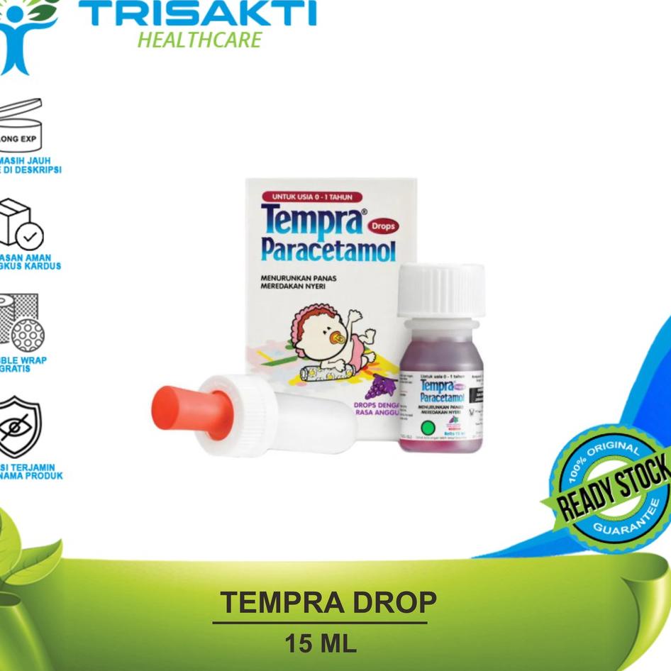 Jual Dijamin Sampai TEMPRA DROP 15 ML - PARACETAMOL MEREDAKAN PANAS ...