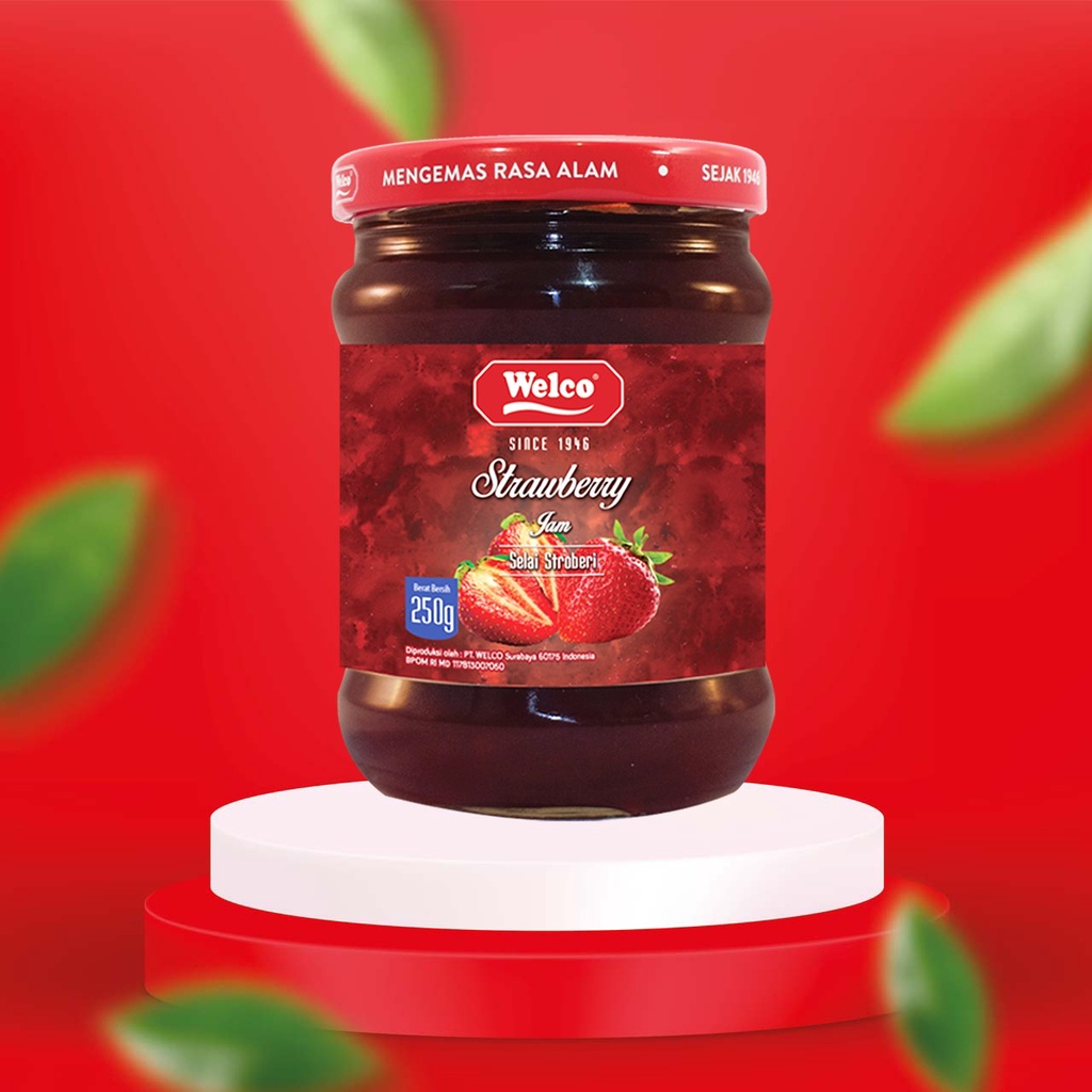 Jual Welco Strawberry Jam 250g | Shopee Indonesia
