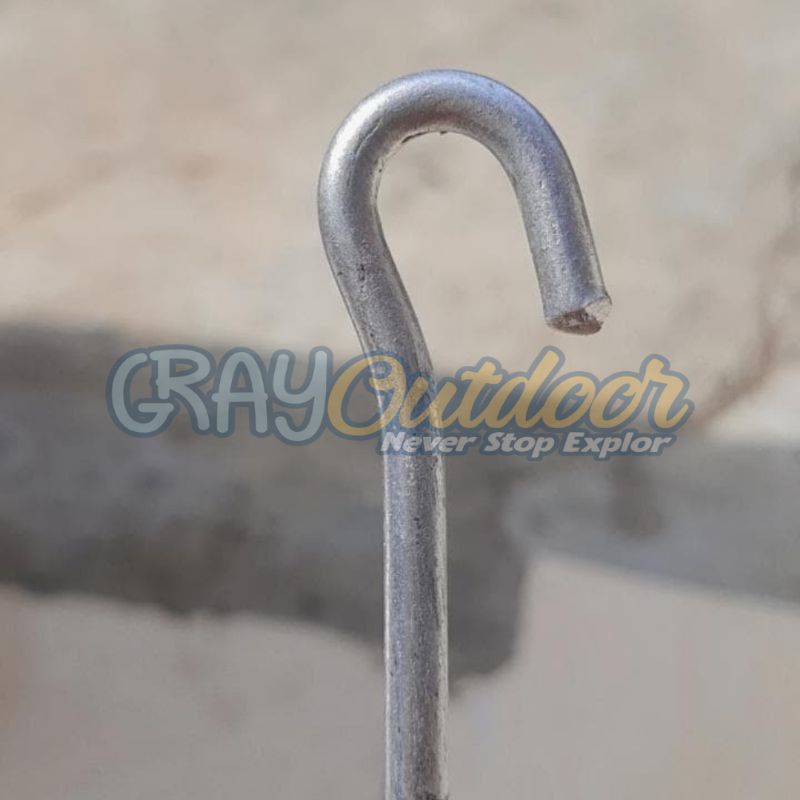 Jual PASAK TENDA CAMPING BESI 5mm KUAT ANTI BENGKOK PASAK FLYSHEET ...