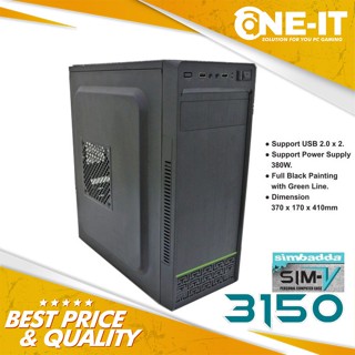 Jual CASING SIMBADDA SIM V 3150 PSU 380W PC CASE KOMPUTER SIMBADA ...