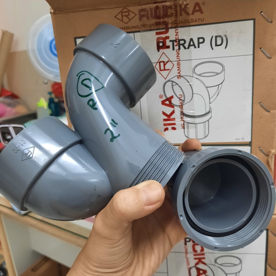 Jual P TRAP PTrap P-Trap 2" inch D Rucika | Shopee Indonesia