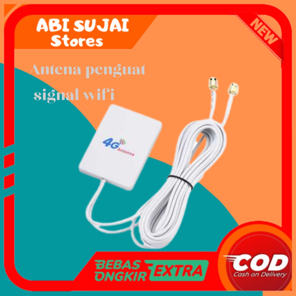 Jual ABSJ -Antena Wifi Penguat Sinyal Mifi Eksternal 3G 4G LTE 28dBi ...