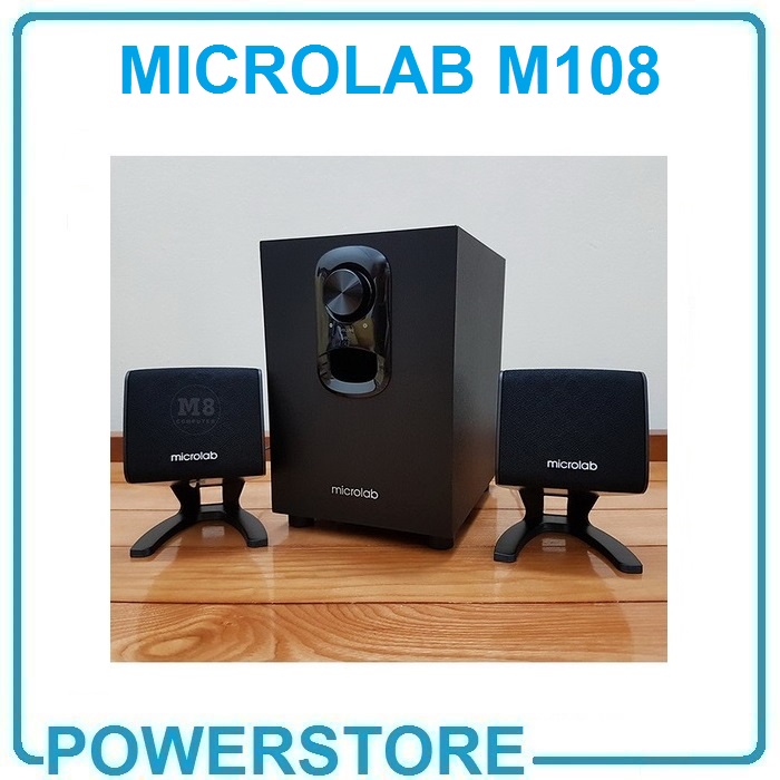 Jual Microlab M108 11 Watt RMS Multimedia Speaker Komputer PC | Shopee ...