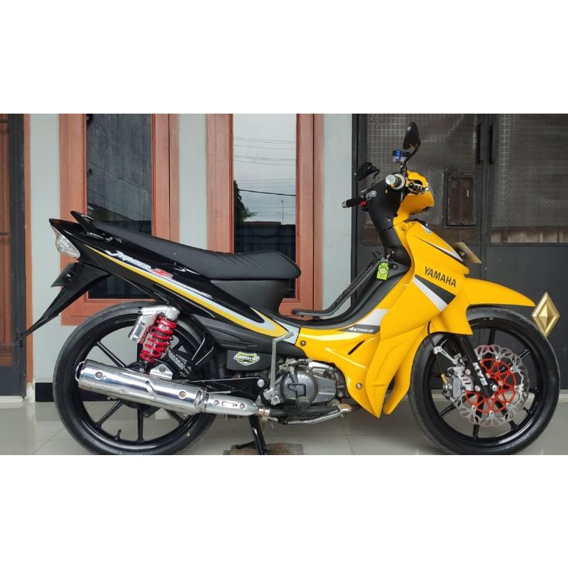 Jual STRIPING JUPITER Z TRANSPARAN SIMPLE DEEP YELLOW | Shopee Indonesia