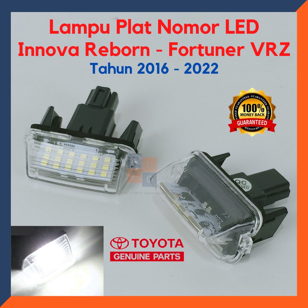 Jual Lampu Plat Nomer LED Super Bright Innova Reborn Fortuner Vrz ...