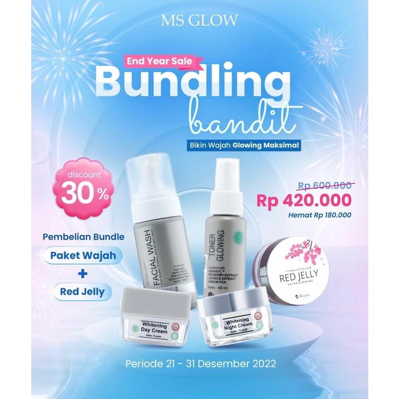 Jual PAKET BUNDLING BANDIT (Paket Wajah + Red Jelly) | Shopee Indonesia