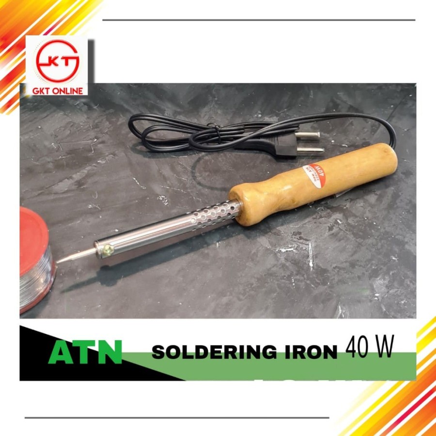 Jual Solder Kayu 40 Watt Listrik / Solder Kayu ATN | Shopee Indonesia
