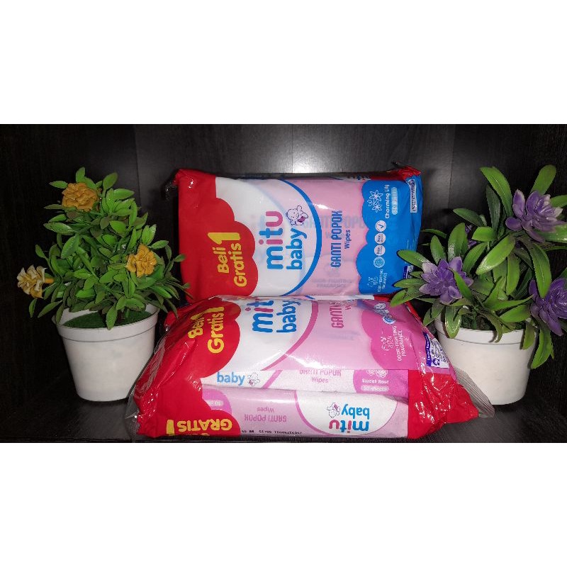 Jual TISU BASAH MITU BABY 1 bundel isi 2 | Shopee Indonesia