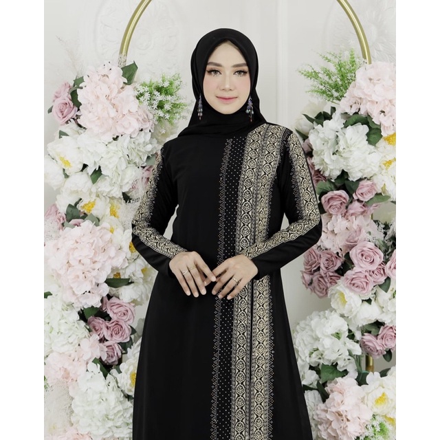 Jual ABAYA TURKEY AYUSHKA SIMPLE DAN ELEGANT MODERN | Shopee Indonesia