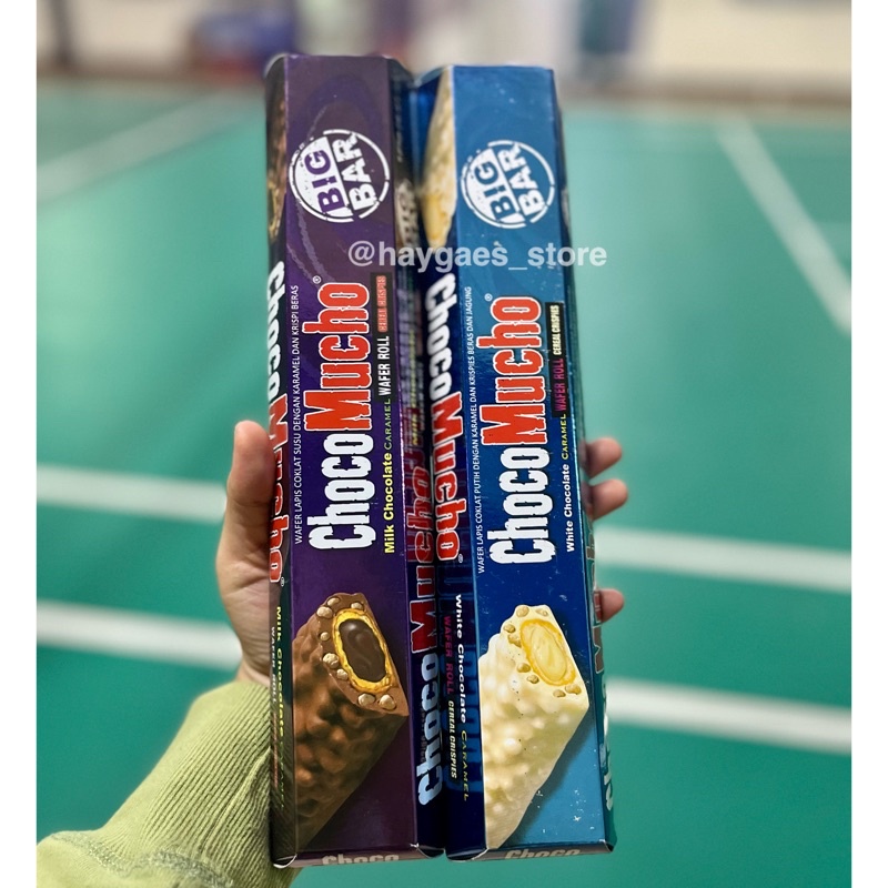 Jual CHOCO MUCHO BIG BAR WAFER ROLL COKELAT WHITE CARAMEL DARK CHOCO ...