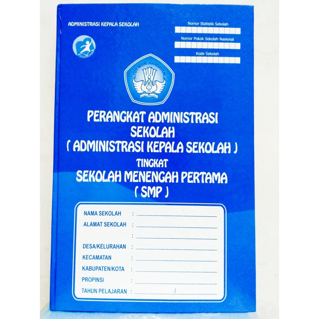 Jual Buku Administrasi Kepala Sekolah Buku Adm Kepsek Smp Shopee
