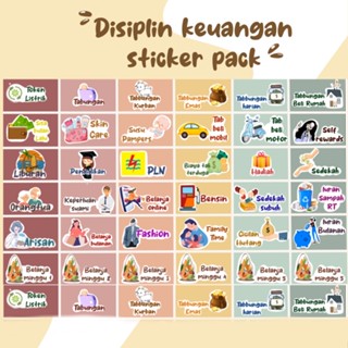 Jual Stiker Sticker Dompet Keuangan Budgeting Pintar | Shopee Indonesia