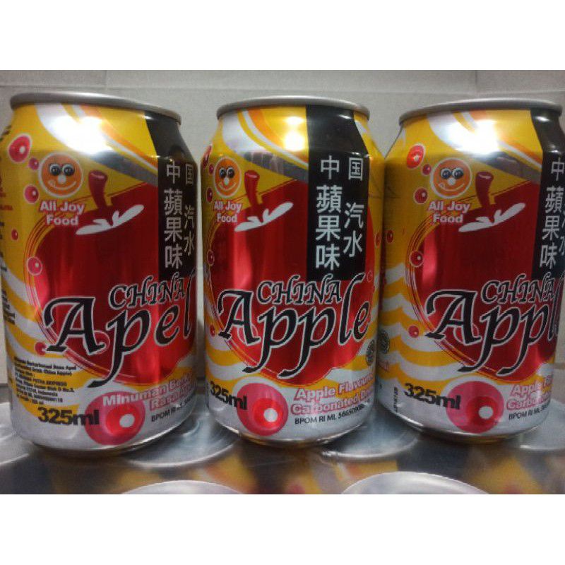 Jual MINUMAN APEL SODA ALL JOY 24 KALENG | Shopee Indonesia