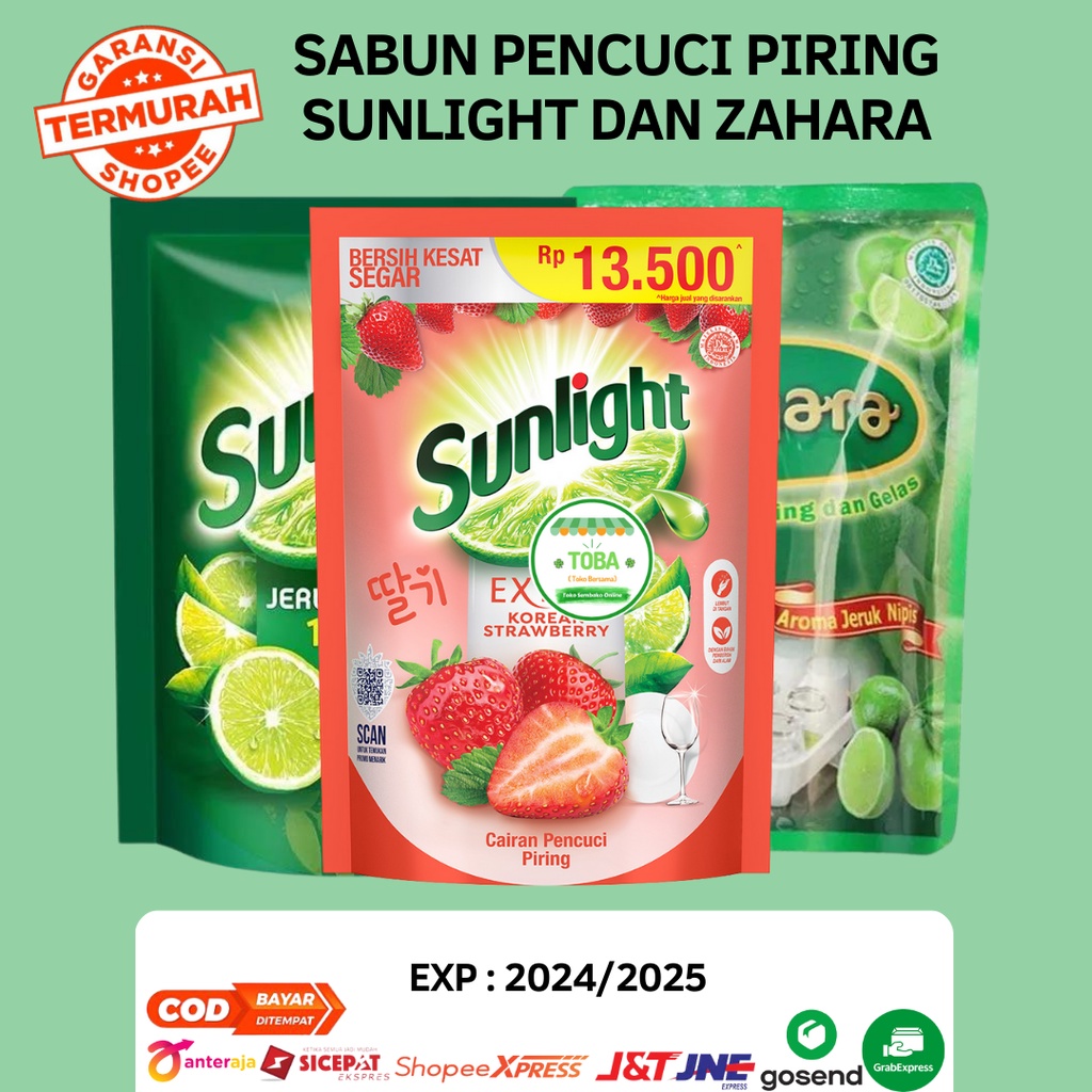 Jual Sunlight Cairan Pencuci Piring 755ml - Sabun Cuci Piring Termurah ...