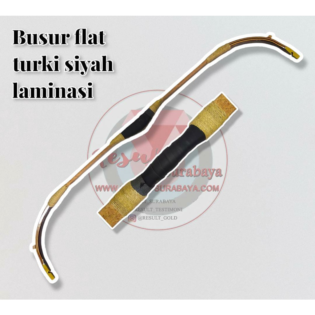 Jual busur flat turki siyah laminasi | Shopee Indonesia