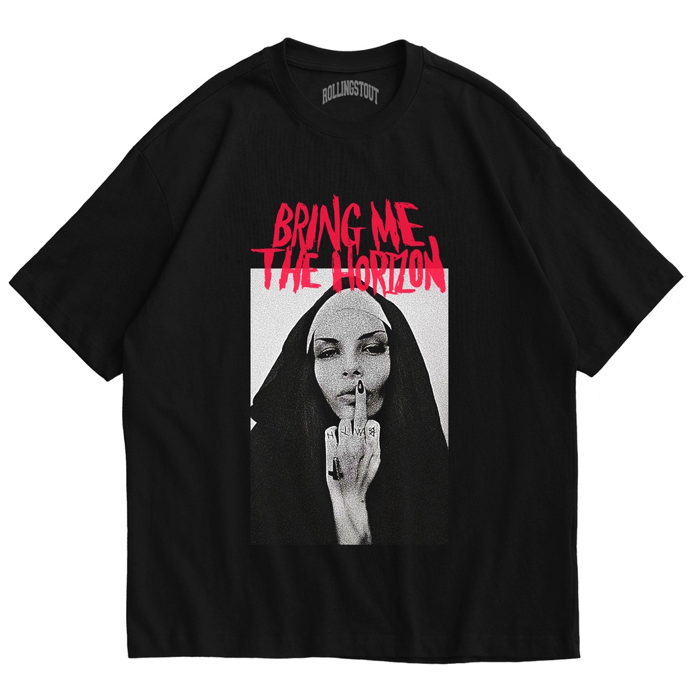 Jual Rollingstout Tshirt - BMTH the NUN | Parodi Band & Film | BAJU MUSIK METAL ROCK | Shopee ...