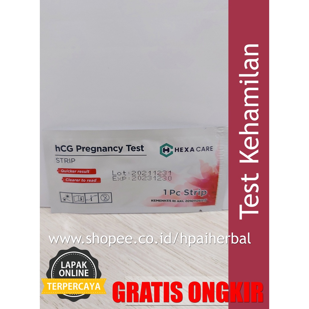 Jual Ecer Alat Tes Kehamilan HEXA CARE / TestPack HEXA CARE Satuan ...