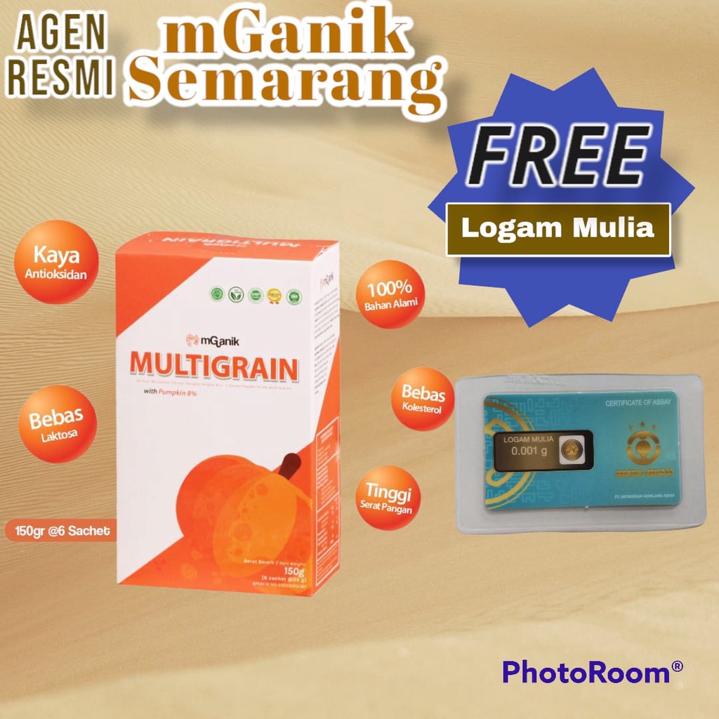 Jual MGANIK MULTIGRAIN MINUMAN KESESHATAN KEMASAN 150GR, 500GR ...