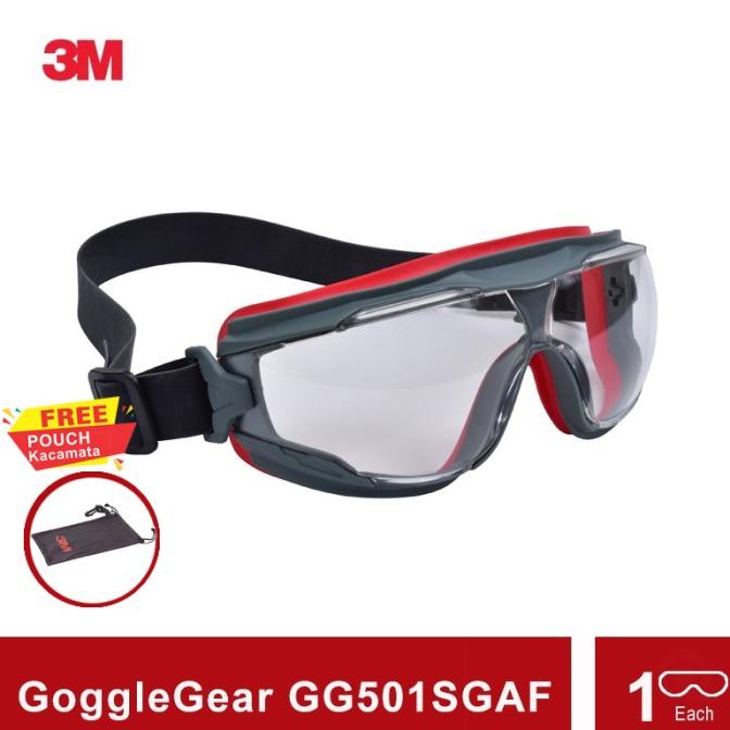 Jual 3M Goggle Gear, 500-Series, GG501SGAF, Clear Scotchgard | Shopee ...