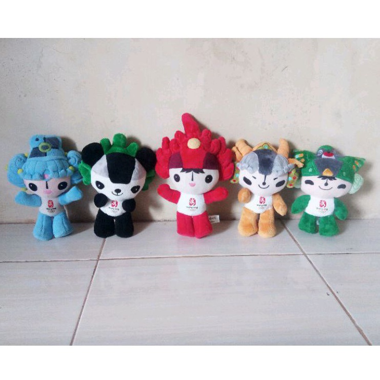Jual Boneka Maskot Olimpiade Beijing 2004 Ori Complete Set | Shopee ...