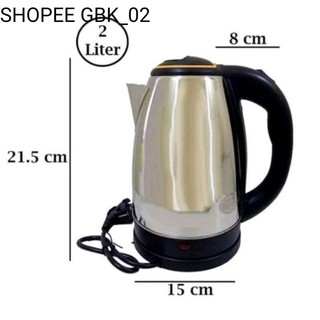 Jual COD 700GR TEKO LISTRIK 2 LTR TEKO ELEKTRIK 2 L CERET KETEL PEMANAS ...