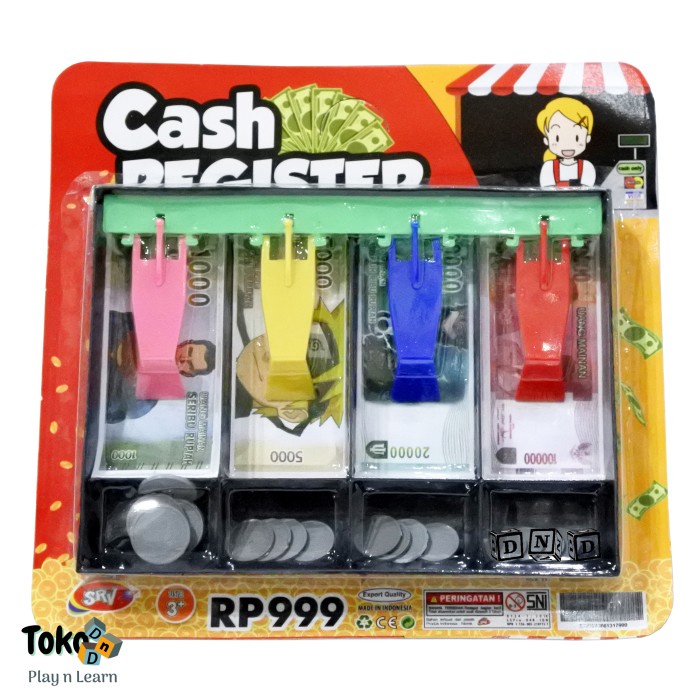 Jual Mainan Edukatif Anak Uang Uangan Kasir Rupiah Play Money Cash ...