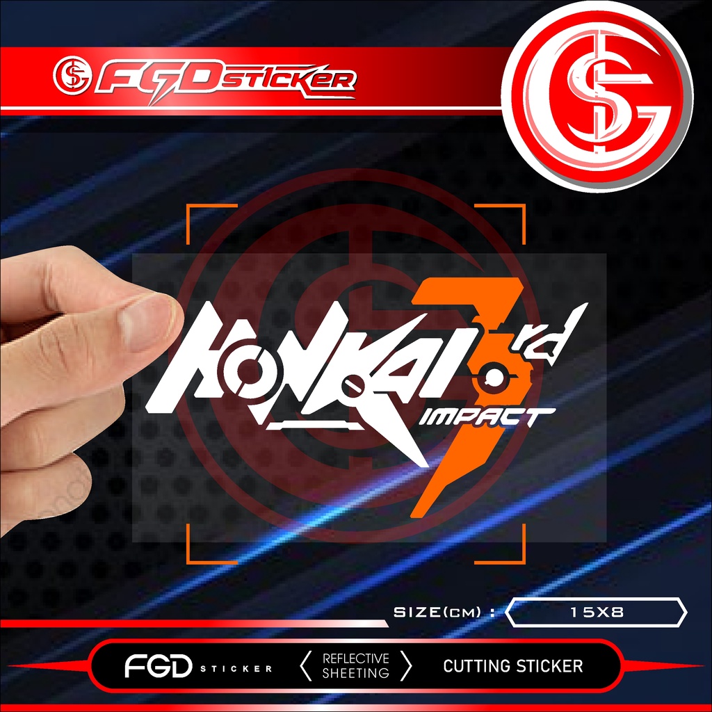 Jual Cutting sticker HONKAI IMPACT 3RD logo | Shopee Indonesia
