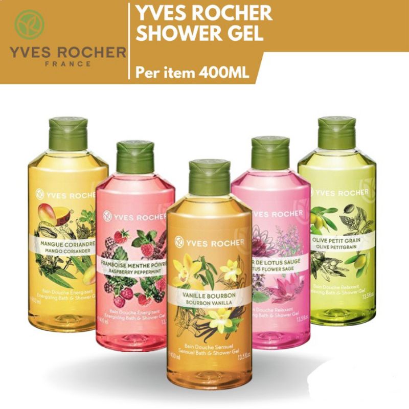 Jual Yves Rocher Shower Gel 400 ml | Shopee Indonesia