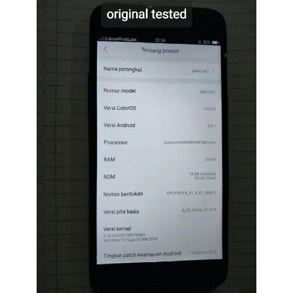 Jual Mesin Oppo A57 Normal Tested Shopee Indonesia
