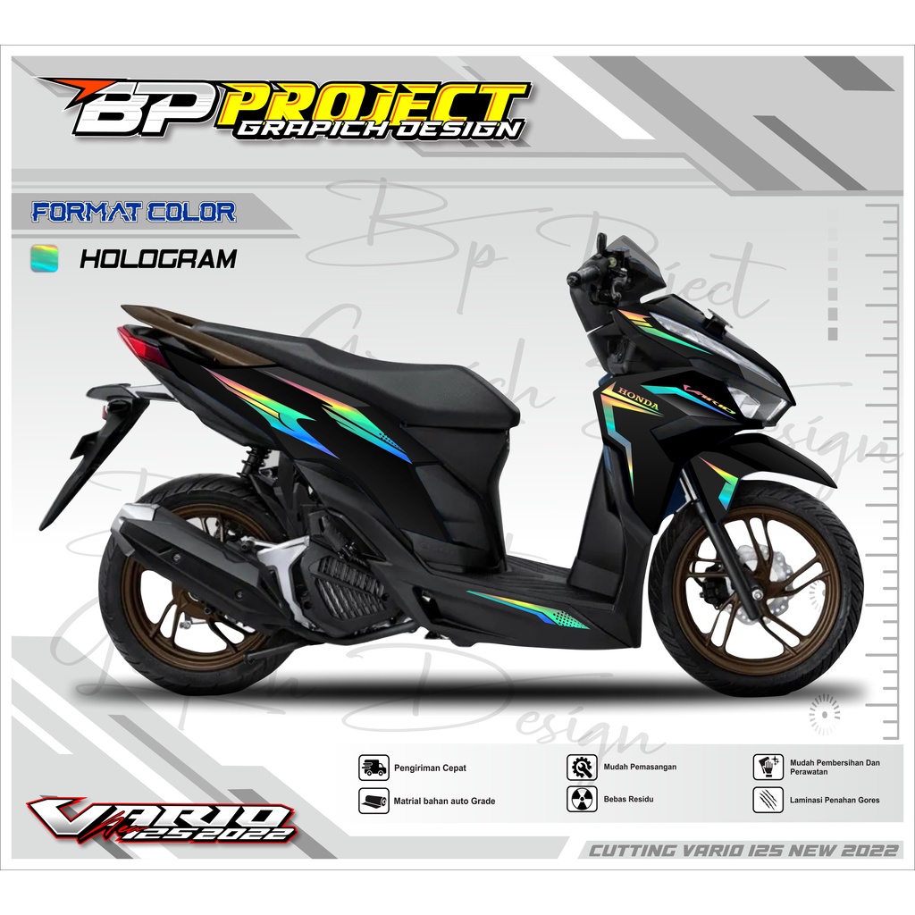 Jual Cutting Sticker Vario 125 Terbaru 2022-2023 - Sticker Vario 125 New 2022-2023 - Aksesoris ...