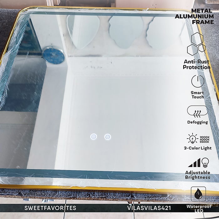 Jual Metal Frame Smart LED ALUMUNIUM FRAME 70 x 70 Kotak ROUNDED ...