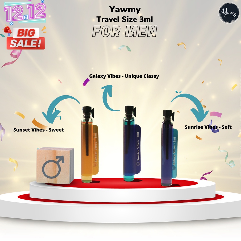 Jual Decant Parfume Yawmy kemasan 3ml FOR MEN & WOMEN | Shopee Indonesia