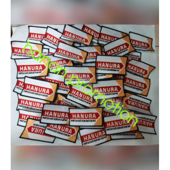 Jual BADGE / PATCH / LOGO PARTAI HANURA BORDIR KOMPUTER | Shopee Indonesia