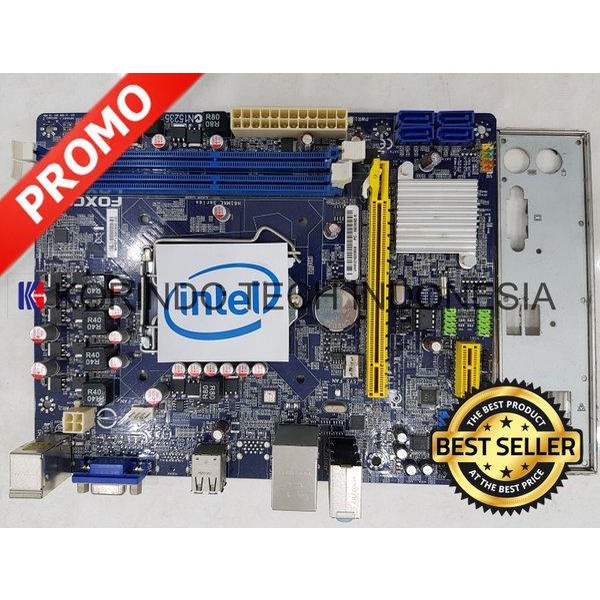 Jual Motherboard Foxconn H61 Socket 1155 Mobo Mainboard | Shopee Indonesia