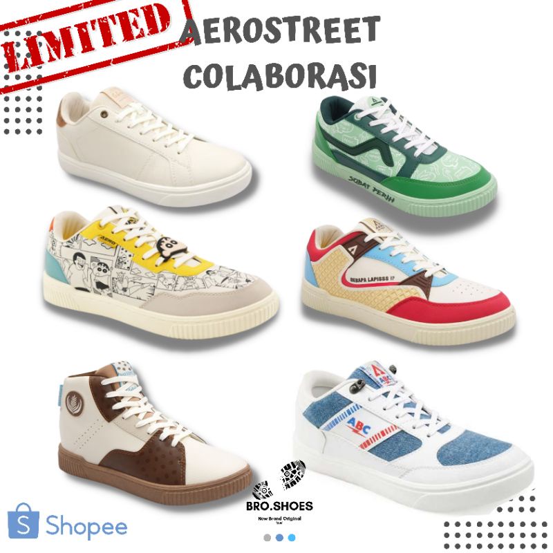 Jual [ORIGINAL] SEPATU AEROSTREET X BATTERAI ABC | SINCHAN | TANGO ...