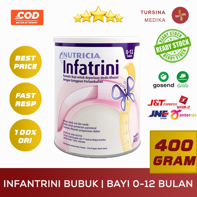Jual Infatrini Bubuk Powder 400 gram (Merek Nutricia) | Shopee Indonesia