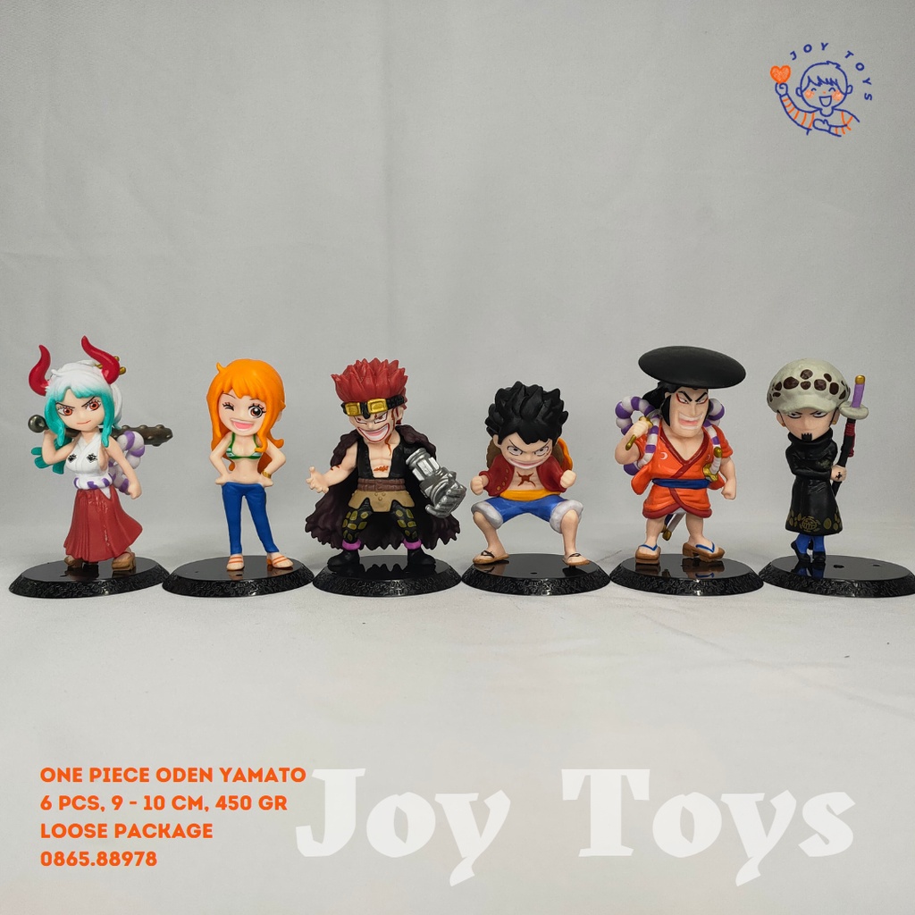 Jual ONE PIECE ODEN YAMATO CHIBI 6 PCS FIGURINE | Shopee Indonesia