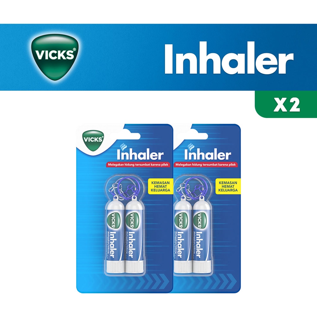 Jual VICKS INHALER TWIN 0.5ML (PAKET ISI 2) | Shopee Indonesia