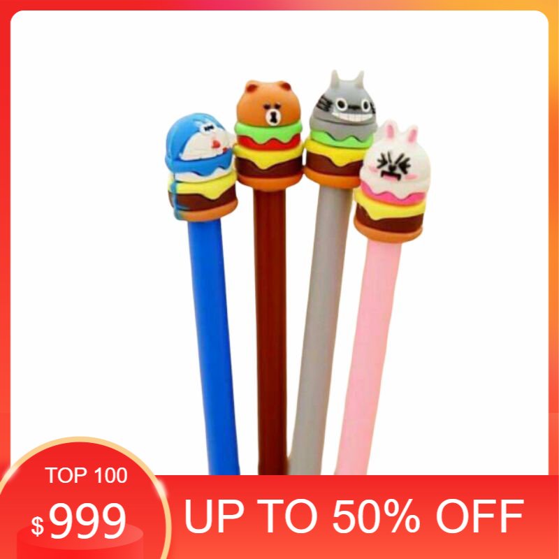 Jual pulpen karakter hamburger/pulpen lucu/pulpen unik | Shopee Indonesia